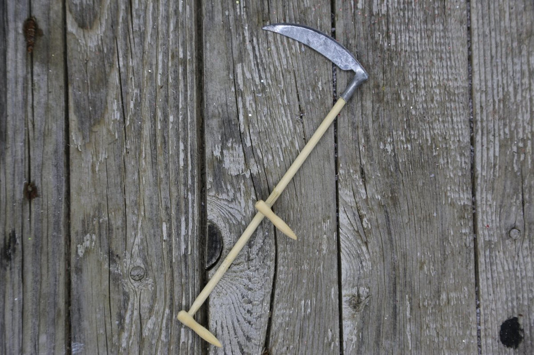 Sense - Holz - Metall - ca. 15 cm - s'Wichtal – s´Wichtal